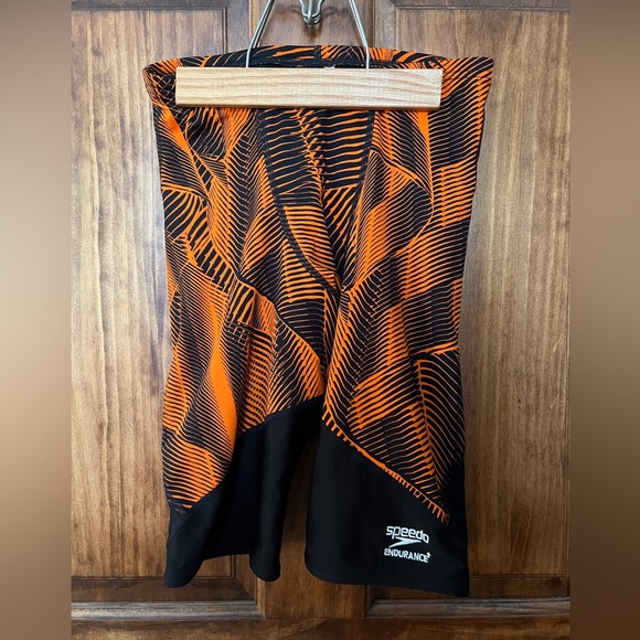 Speedo | Swim | Speedo Orange Practice Racing Suit | Poshmark